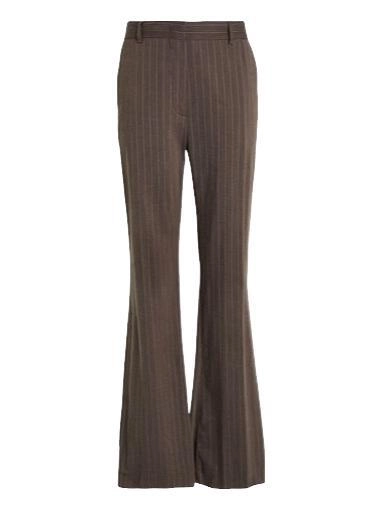 Sportmax High-waisted Slightly Flared Trousers - Brown