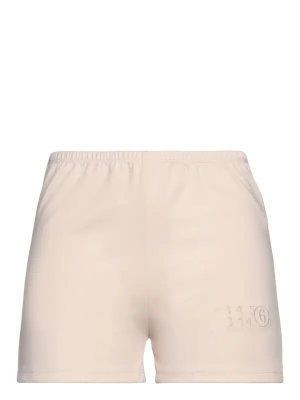 MAISON MARGIELA Logo Track Shorts - Nude