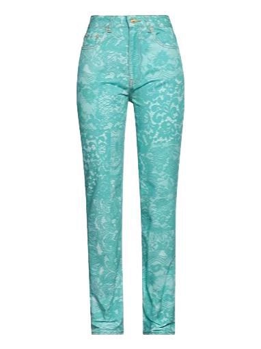 GANNI Straight-leg Jeans With Floral Print - Blue