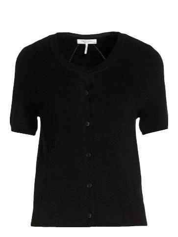 Rag & Bone Short-sleeve Knit Top - Black