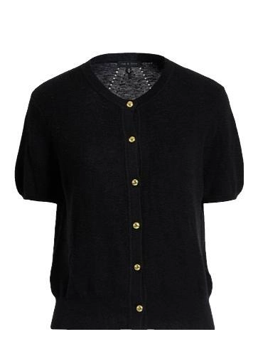 Rag & Bone Knitted Short-sleeved Top - Black