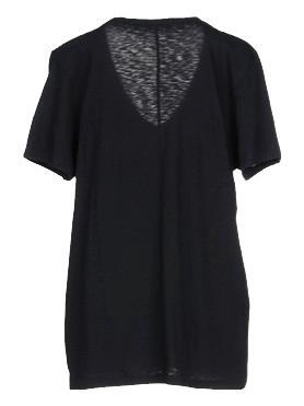 Rag & Bone V-neck Short-sleeved T-shirt - Black