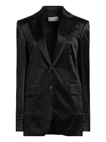 Sportmax Single-breasted Blazer With Crystal Embellishments - Black