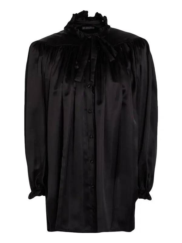 Balenciaga Bow Shirt - Black