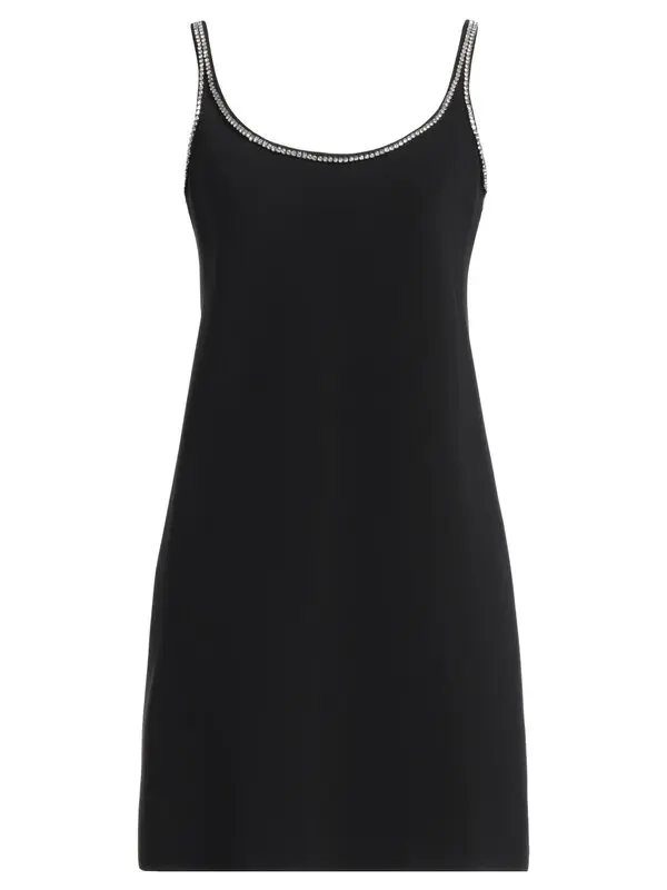 Sportmax Sleeveless Embellished Crewneck Dress - Black