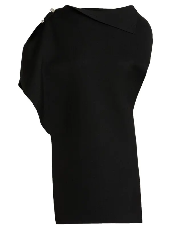 Jacquemus Asymmetrical Dress - Black