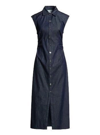 Rag & Bone Dark Wash Denim Shirt Dress - Black