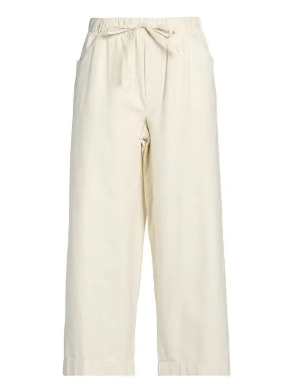 Rag & Bone Wide-leg Trousers With Drawstring Waist - White