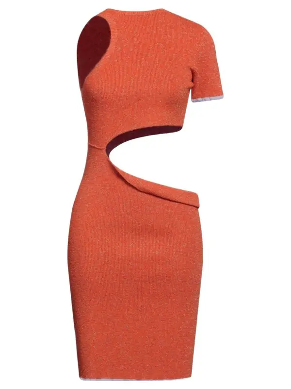 Jacquemus Sheath Dress With Cutout Detail - Red