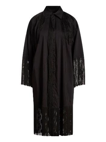 MAISON MARGIELA Fringed Shirt Dress - Black