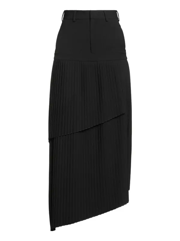 MAISON MARGIELA Pleated Skirt - Black