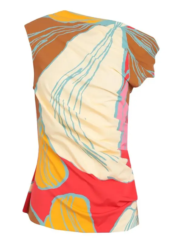 MAXCO. Draped Top - Nude