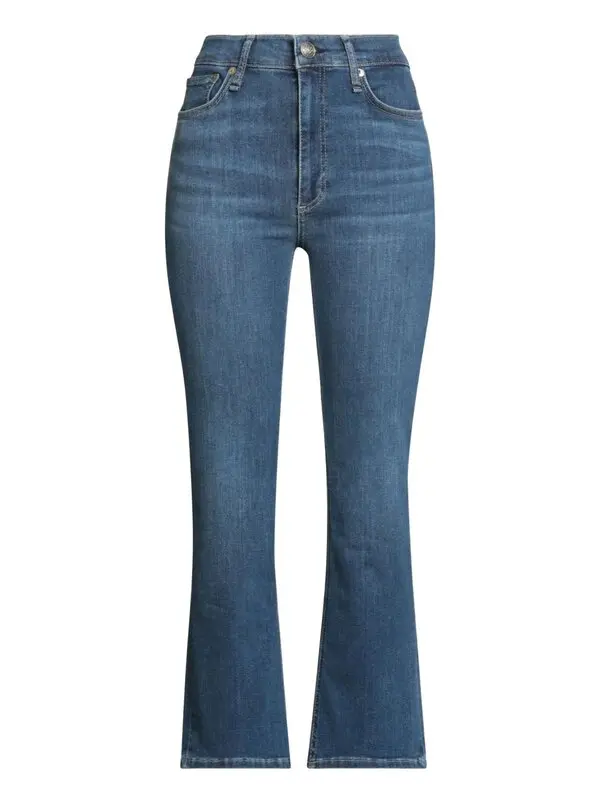 Rag & Bone Mid-rise Boot-cut Jeans - Blue