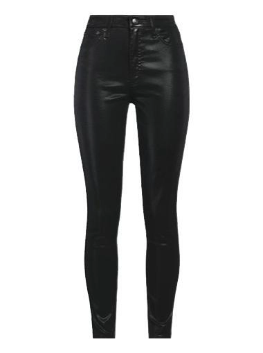 Rag & Bone Skinny Leggings With Coated Effect - Black