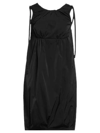 Sportmax Sleeveless Taffeta Dress With Appliqués And Crystals - Black