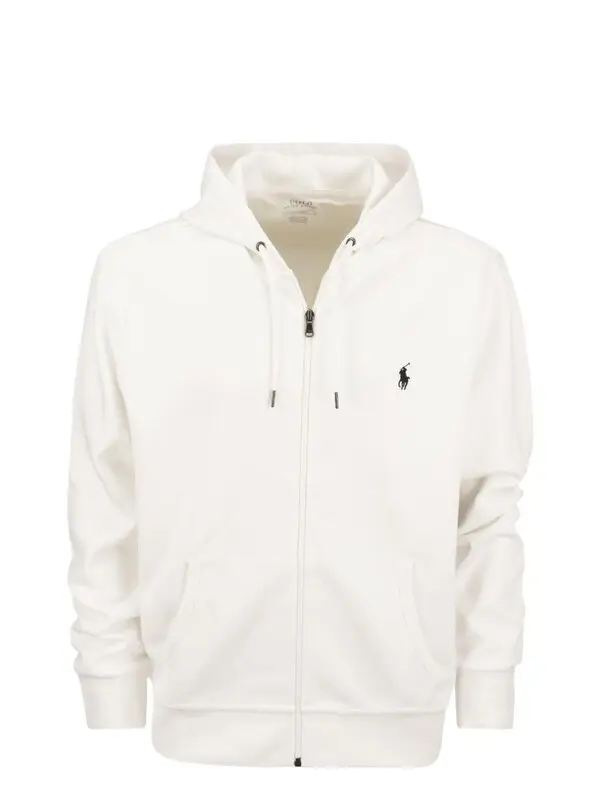Polo Ralph Lauren Zip Hoodie - White