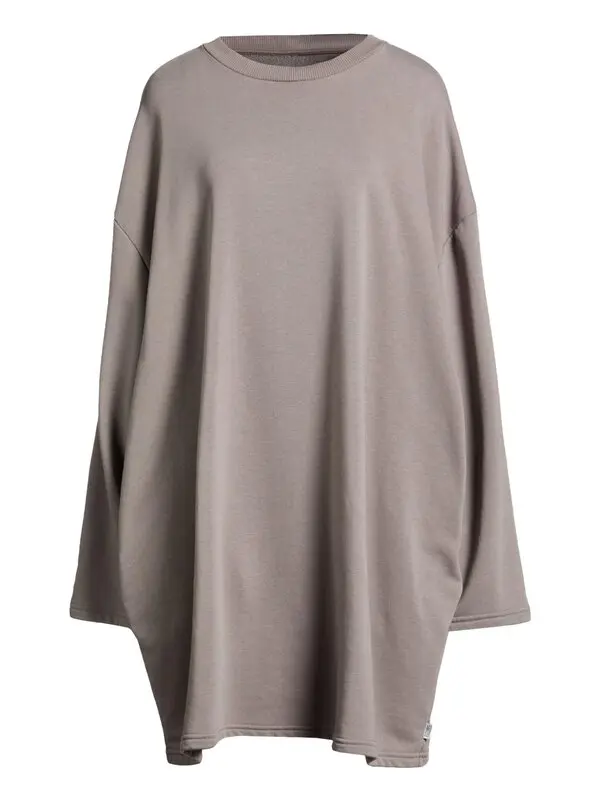 MAISON MARGIELA Long-sleeve T-shirt Dress - Gray