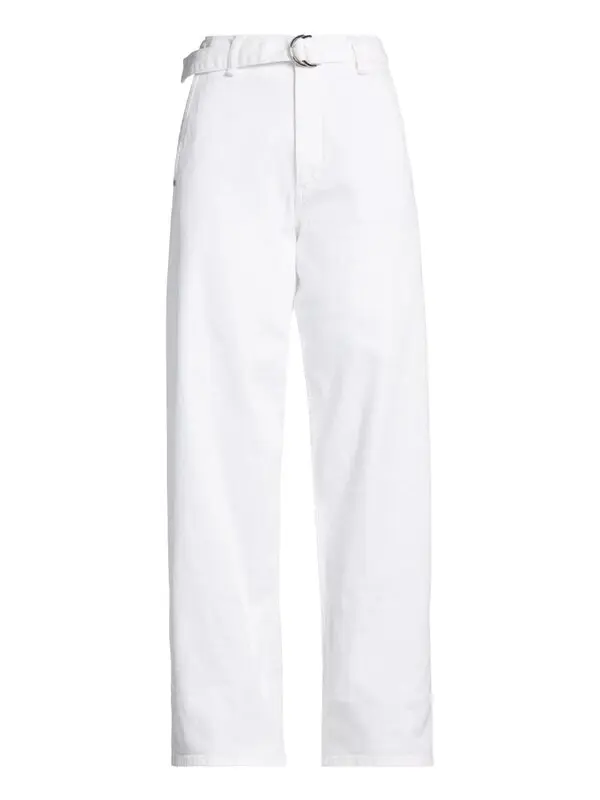 Rag & Bone Wide-leg Jeans With Belt Detail - White