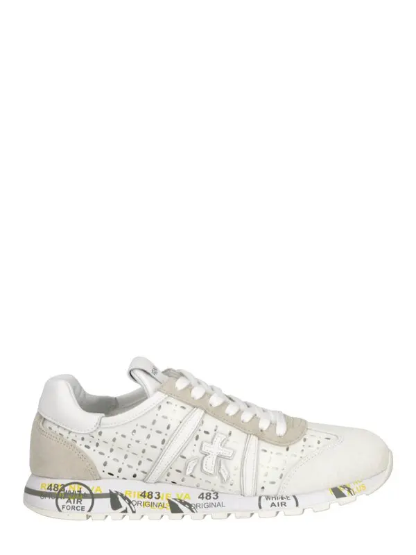 Premiata Logo Low-top Sneakers - White