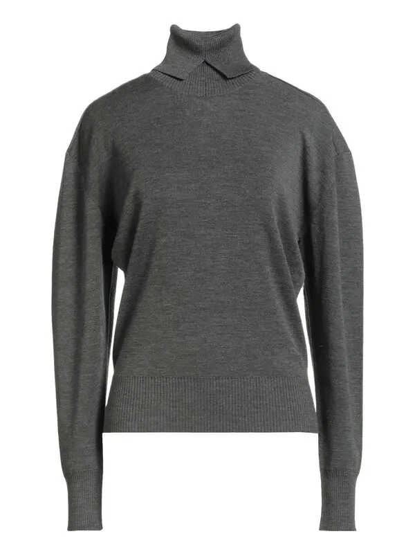 Burberry Lightweight Wool Turtleneck - Black