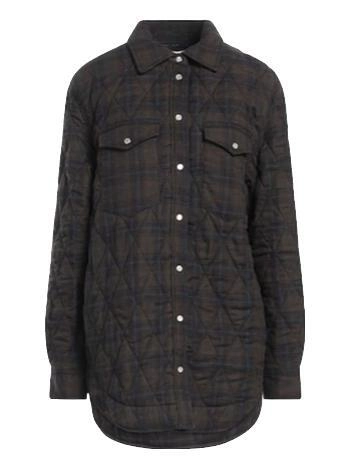 Isabel Marant Étoile Checked Padded Overshirt - Black