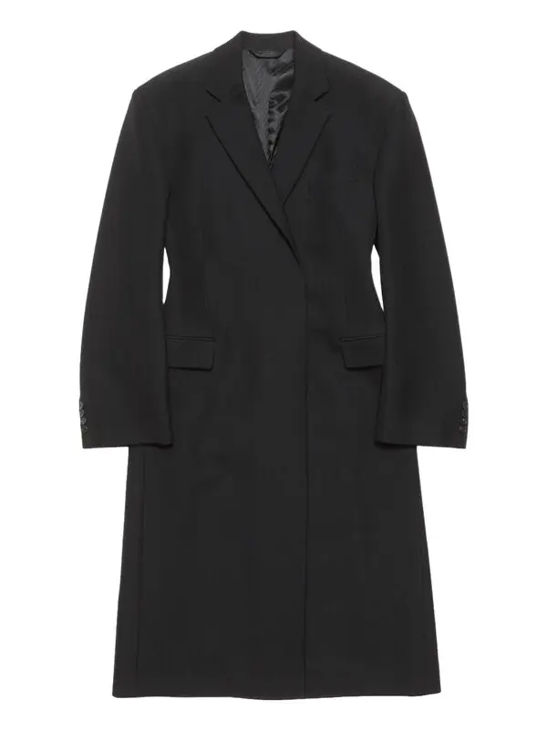 Acne Studios Wool Double-breasted Coat - Black