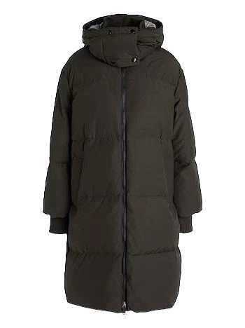 MAXCO. Max&co. Hooded Down Jacket - Black