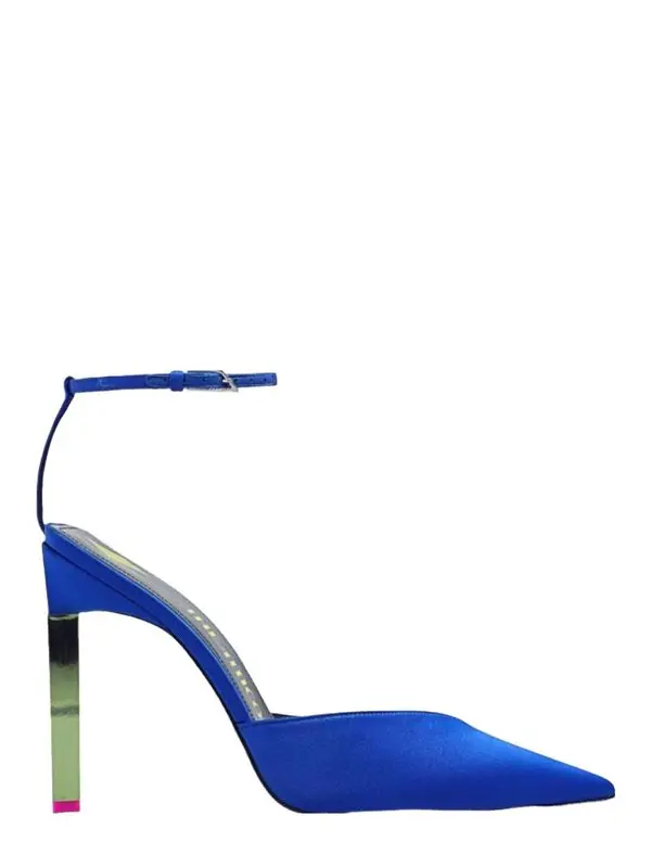 Attico Perine Ankle Strap Pumps - Blue