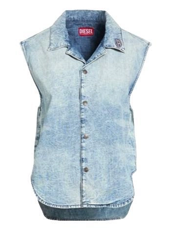 DIESEL® Denim Sleeveless Vest - Blue
