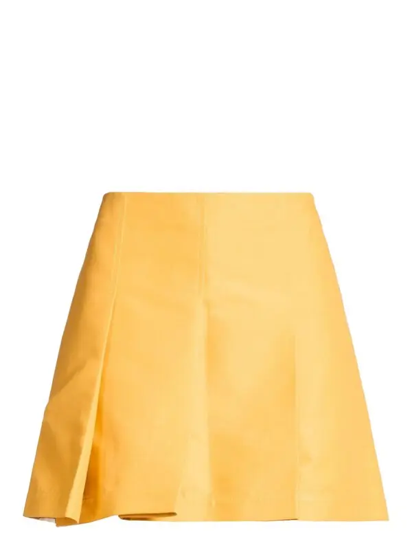 Marni Pleated Midi Skirt - Yellow