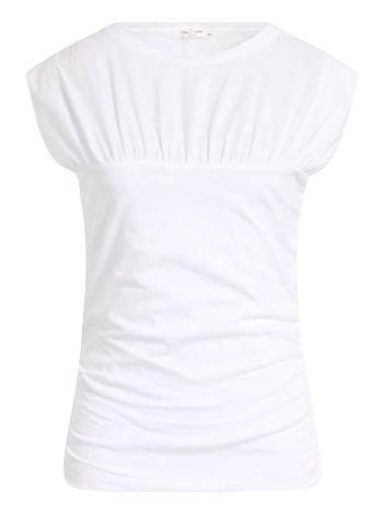 Rag & Bone Sleeveless Gathered Jersey Top - White