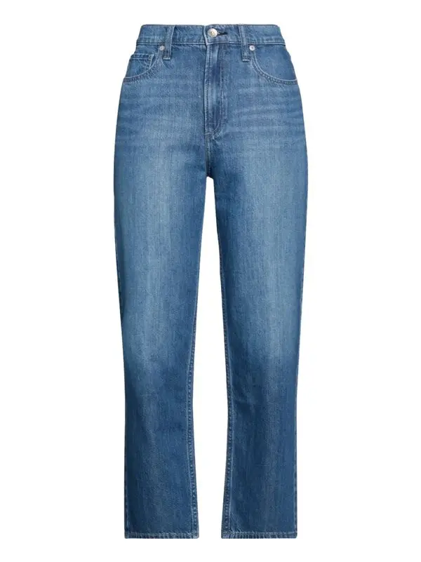 Rag & Bone Mid Straight-leg Jeans - Blue