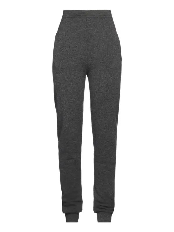 Saint Laurent High-waisted Cashmere Joggers - Black