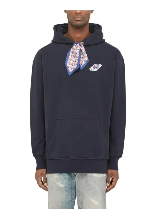 Casablanca Logo Hooded Sweater - Black
