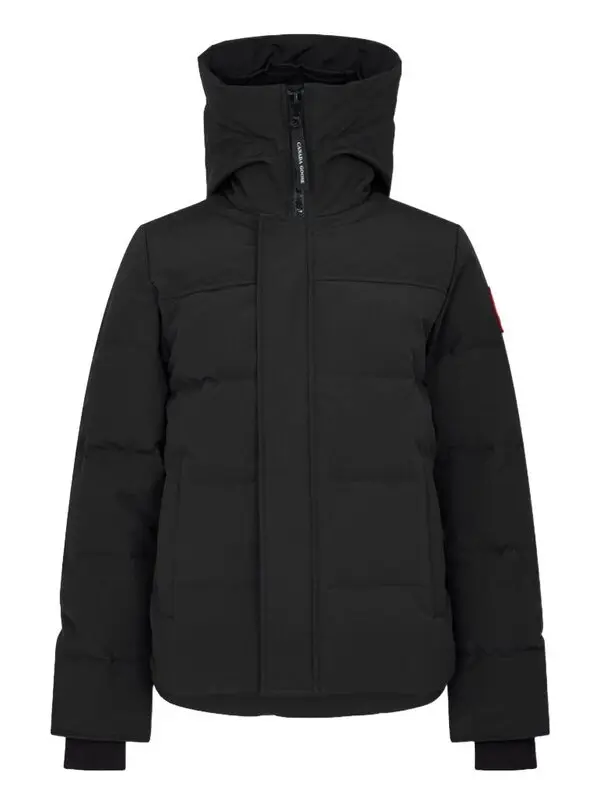 Canada Goose Down Parka With Adjustable Snorkel Hood - Black