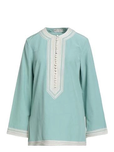 Tory Burch Embroidered Long Sleeve Cover-up - Blue