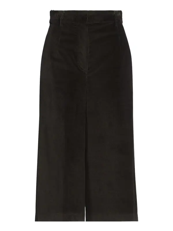 Max Mara Corduroy High-waisted Culottes - Black