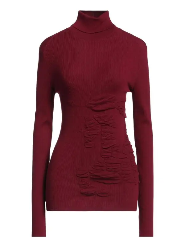 Burberry Cashmere Turtleneck Sweater - Red