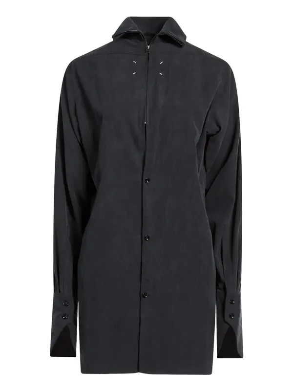 MAISON MARGIELA Printed Long Shirt - Black