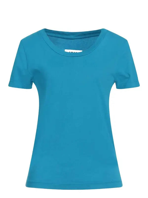 MAISON MARGIELA Jersey Crewneck T-shirt - Blue