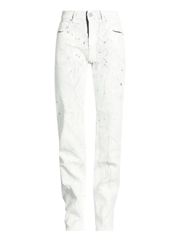MAISON MARGIELA Straight-leg Jeans - White
