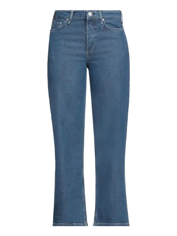 Rag & Bone Medium Straight Leg Jeans - Blue