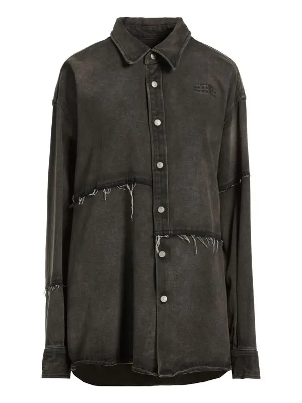 MAISON MARGIELA Distressed Denim Jacket - Black
