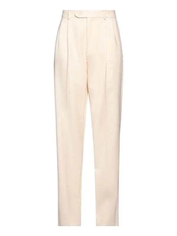 Sportmax High-waisted Straight-leg Pants - Camel