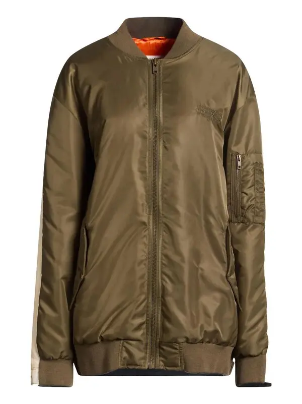 MAISON MARGIELA Two-tone Bomber Jacket - Green