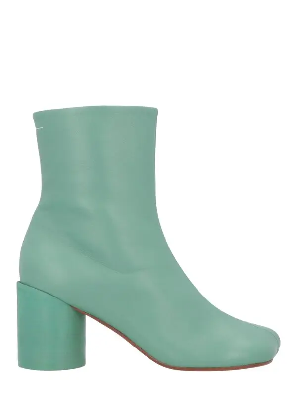 MAISON MARGIELA Leather Ankle Boots - Green