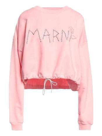Marni Pullover With Embroidered Logo - Pink