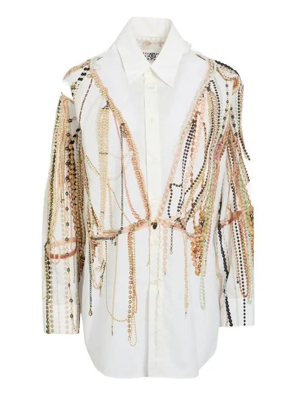 MAISON MARGIELA Long Sleeve Shirt - White