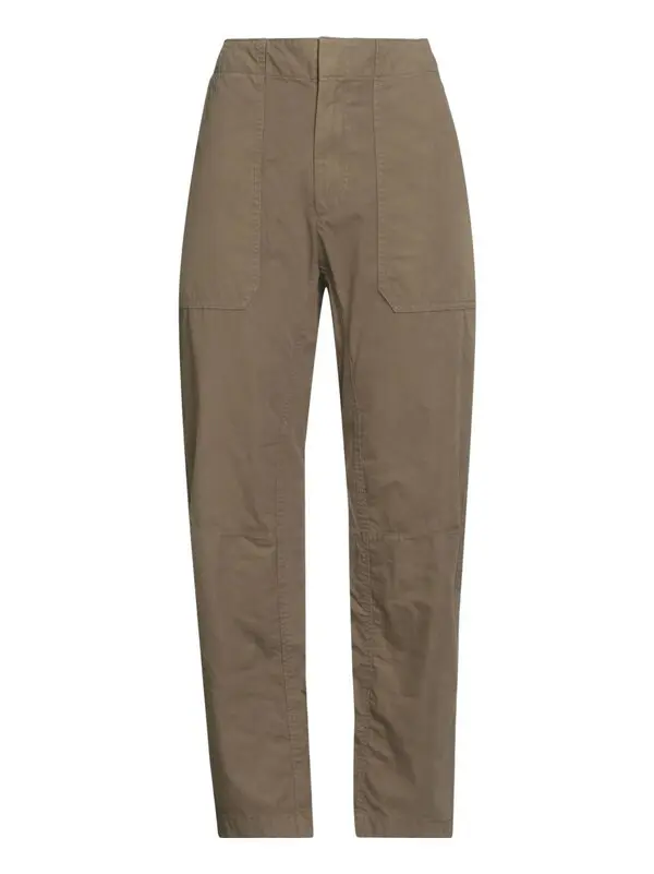 Rag & Bone Solid Straight-leg Trousers - Brown