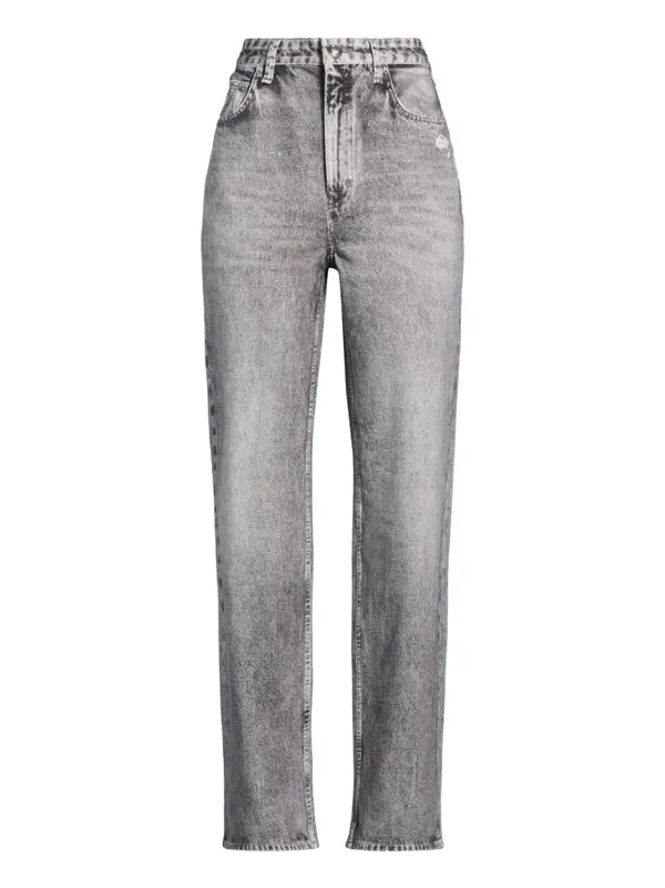 Rag & Bone Straight Leg Jeans - Gray
